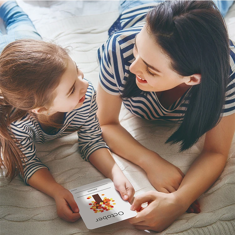 Buy Custom Printed Cardboard Learning Kids Flash Cards from Hangzhou ...