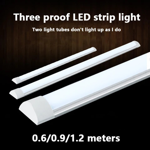 Buy Customizable 120cm Linear Tube Light 4000k 6500k Triproof 36w Led ...
