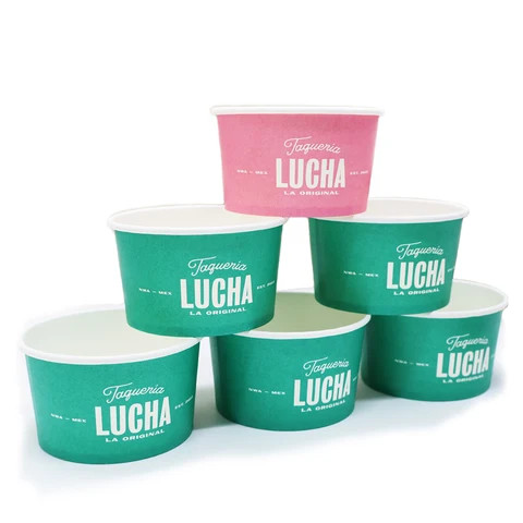 Buy Customized Size Custom Print Disposable Krafted Paper Food Bowl ...