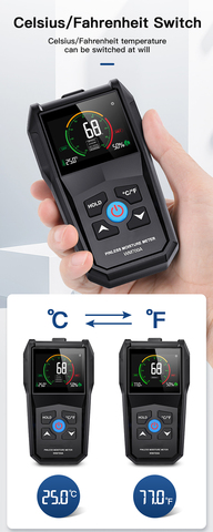 Buy Digital Hygrometer Moisture Meter Wood Cardboard Lumber Concrete ...