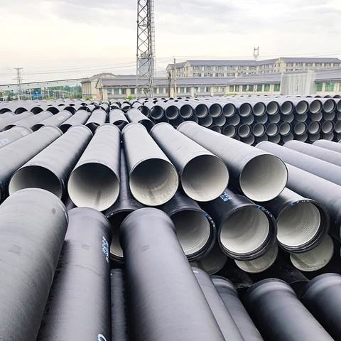 Buy Ductile Iron Pipe C20 C100 Round Cast Bitumen Paint Coated For ...