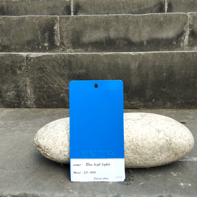 Buy Electrostatic Flexible Epoxy Resin Blue Powder Coating from Sichuan ...
