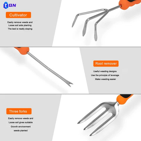 Buy Grass Vegetable Spade Rake Double Hoes Shovel Hand Tools Garden ...