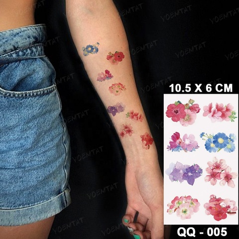 Buy Hand Color Custom Temporary Body Art Tattoo Stickers Waterproof ...