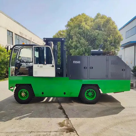 Buy Handling Equipment Diesel Side Loader Forklift Truck 6 Ton 6000kg ...