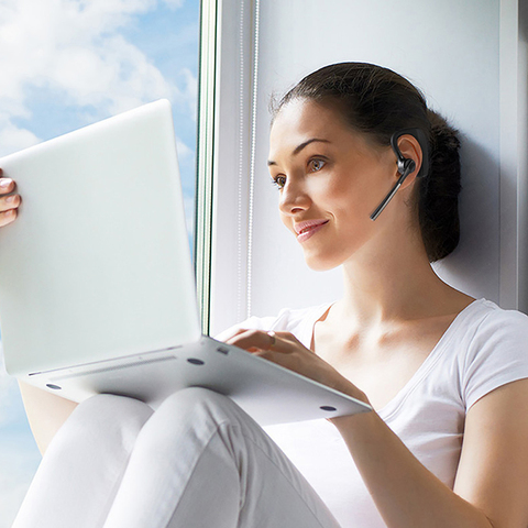 Buy Hands Free Microphone Wireless Headphone V4.2 Stereo Bluetooth ...