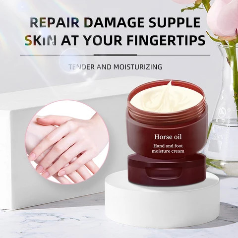 Buy Horse Oil Hand, Foot And Dry Heel Hand Cream Moisturizing And ...