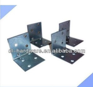 Buy L Shape Galvanised Heavy Duty 90 Degree Angle Bracket Hardware from ...