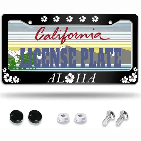 Buy License Plate Frame Cherry Blossom License Plate Frames,decorative ...