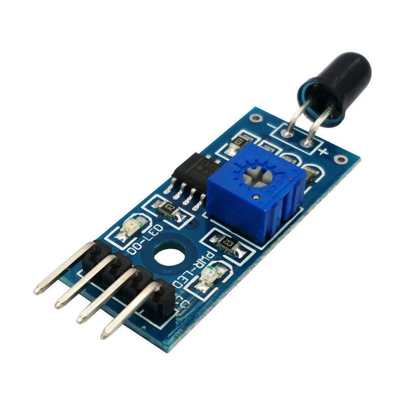 Buy Lm393 4 Pin Ir Flame Detection Sensor Module Fire Detector Infrared