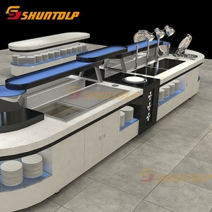 Buy Luxury Commercial Salad Bar Display Refrigerator Buffet Cooler ...