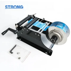 Buy Manual Round Bottle Labeling Machine Small Desktop Self-adhesive ...