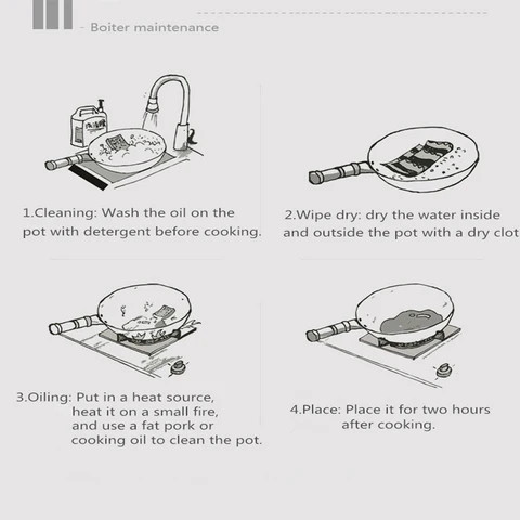 Buy Master Star Iron Non-coating Woks Gas Cooker Traditional Handmade ...
