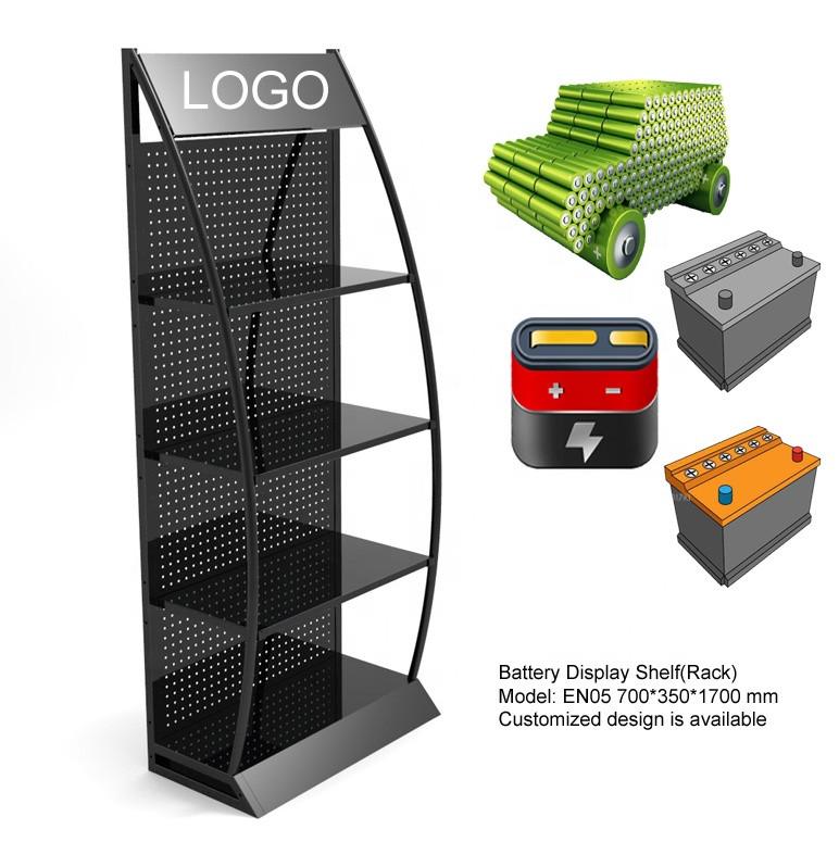Buy Metal Battery Display Rack/car Battery Stand from Foshan Nanhai ...