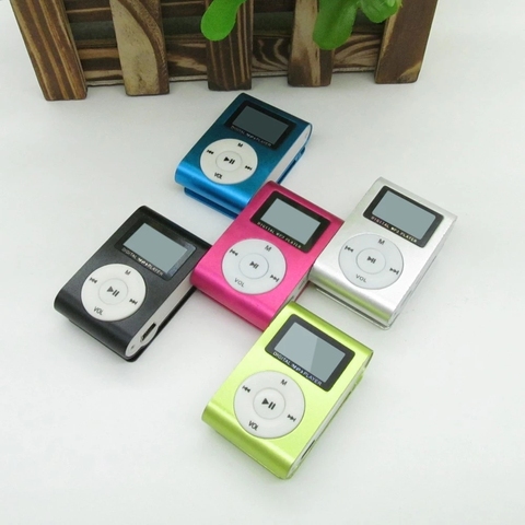 Buy Metal Clip Mp3 Music Player Phone Accesorios Music Mp3 Display ...