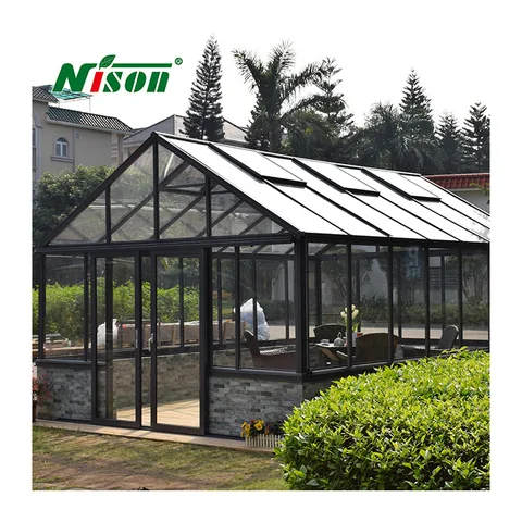 Buy Movable Solarium Garden Room Wall Foldable Standalone Tempered ...
