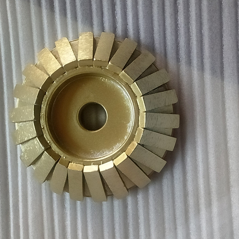 Buy Newest Design Diamond Bevel Grinding Wheel Round 120mm Diamond Sand ...