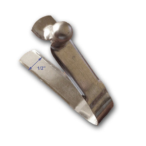 Import Nickle Plate Metal Spring Button Clip In Spring Steel from China ...