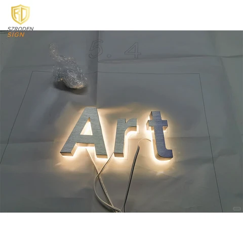 Buy Outdoor Business Sign Led Sign Light Custom 3d Letters Led Backlit ...