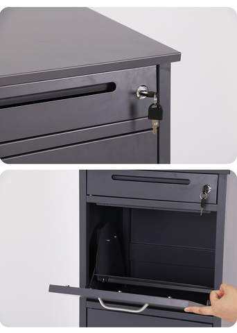 Buy Outdoor Home Metal Package Locker Steel Large Smart Parcel Delivery ...