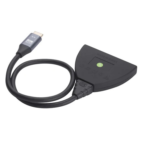 Buy Pigtail Video 3 Port 8k 3d Auto Hdmi Switch 3x1 Hdmi Switcher Box ...