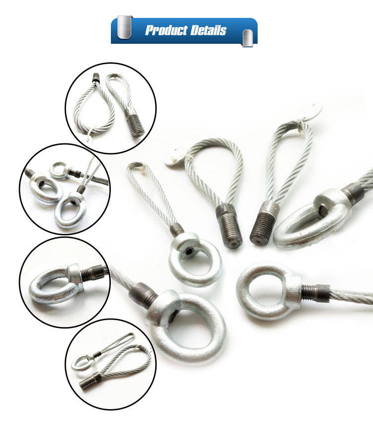 Buy Prefabricated Concrete Pressed Steel Wire Rope Lifting Sling from ...