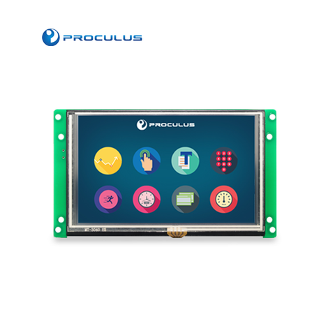 Buy Proculus 5 Inch Uart 800*480 Lcd Smart Home Screen Raspberry Linux Tablet Uart Tft Pos ...