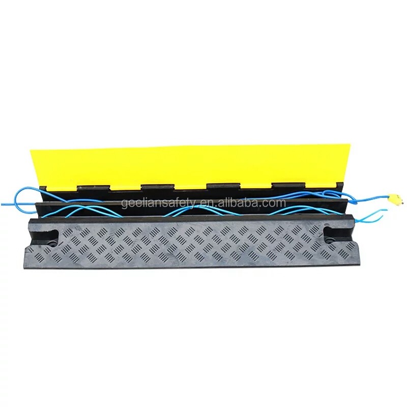 Buy Pvc Rubber Cable Speed Bumps / Heavy Duty Ramps / Cable Cross ...