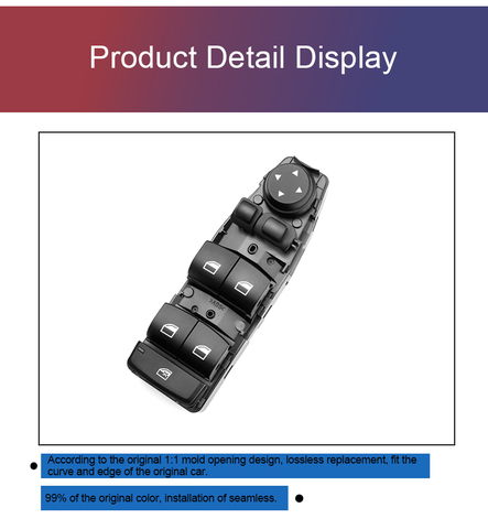 Buy Smart Window Lifter Small Switch For Bmw 4&5 Series F10/f11/f18 ...