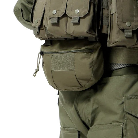 Buy Tactical Abdomen Pouch Dump Bag For Tactical Vest Utility Drop ...
