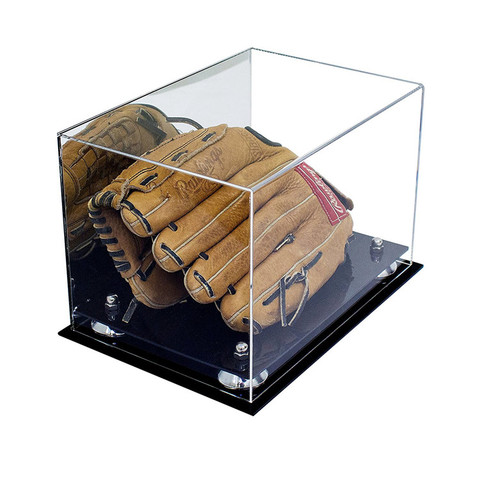 Buy Transparent Acrylic Baseball Glove Display Case Desktop Lucite ...