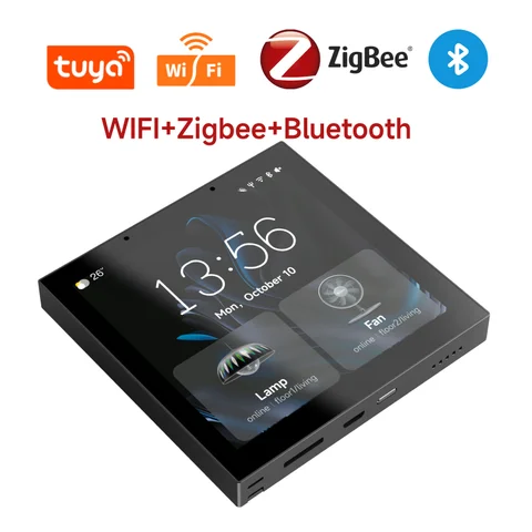 Buy Tuya Smart Home Zigbee Gateway 4-inch Full-color Touchscreen ...