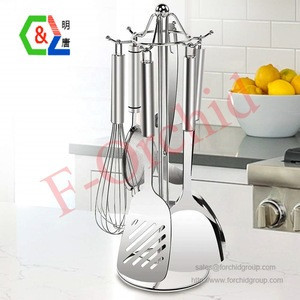Buy Utensil Stand Kitchen Tools Rack 304 Stainless Steel Holders 16.1 ...