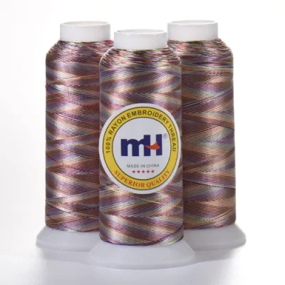 Buy Variegated Embroidery Machine Thread 40wt 70g from Ningbo MH ...