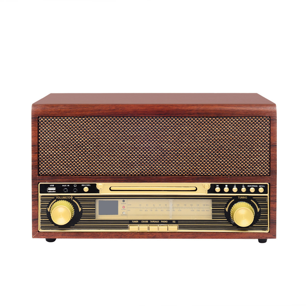 Buy Vintage Dab Digital Wireless Retro Am/ Fm Portable Wood Radio from ...