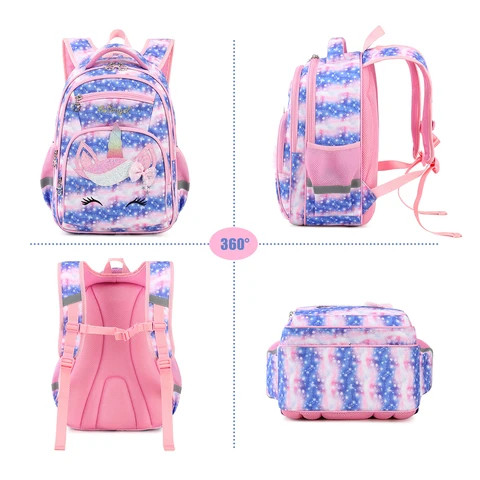 Buy Wholesale New Large Capacity Kids School Backpack Unicorn Children ...