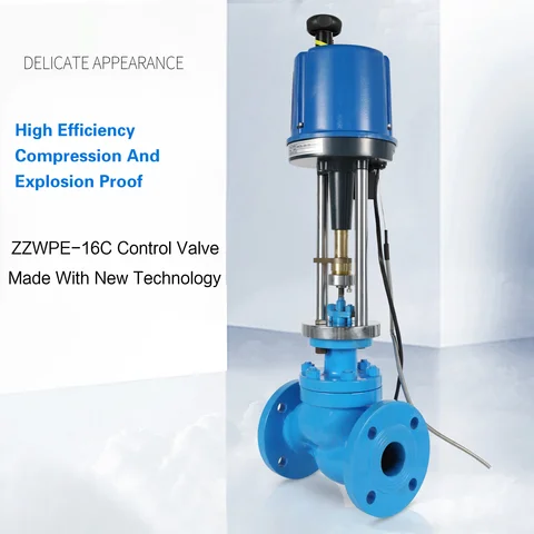 Buy Zzwpe-16c Cast Steel Self Operated Temperature Control Valve Temperature Control Valve Steam ...