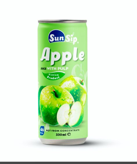 Buy Sunsip Fruit Juice With Apple – 250ml Slim Can from SUNSIP ...
