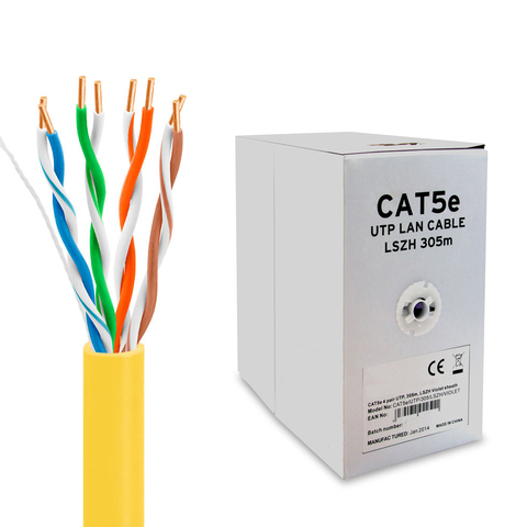 Buy 000ft Utp Cat5e Cable 24awg Cca Bc Conductor Utp Cable Cat5e from ...