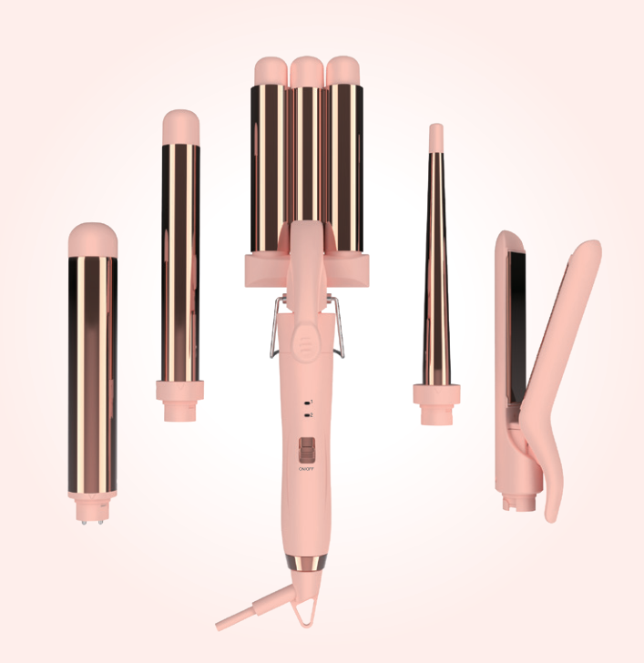 Buy Multi-functional Curling Set 5 In 1 With Hair Straightener Ceramic ...