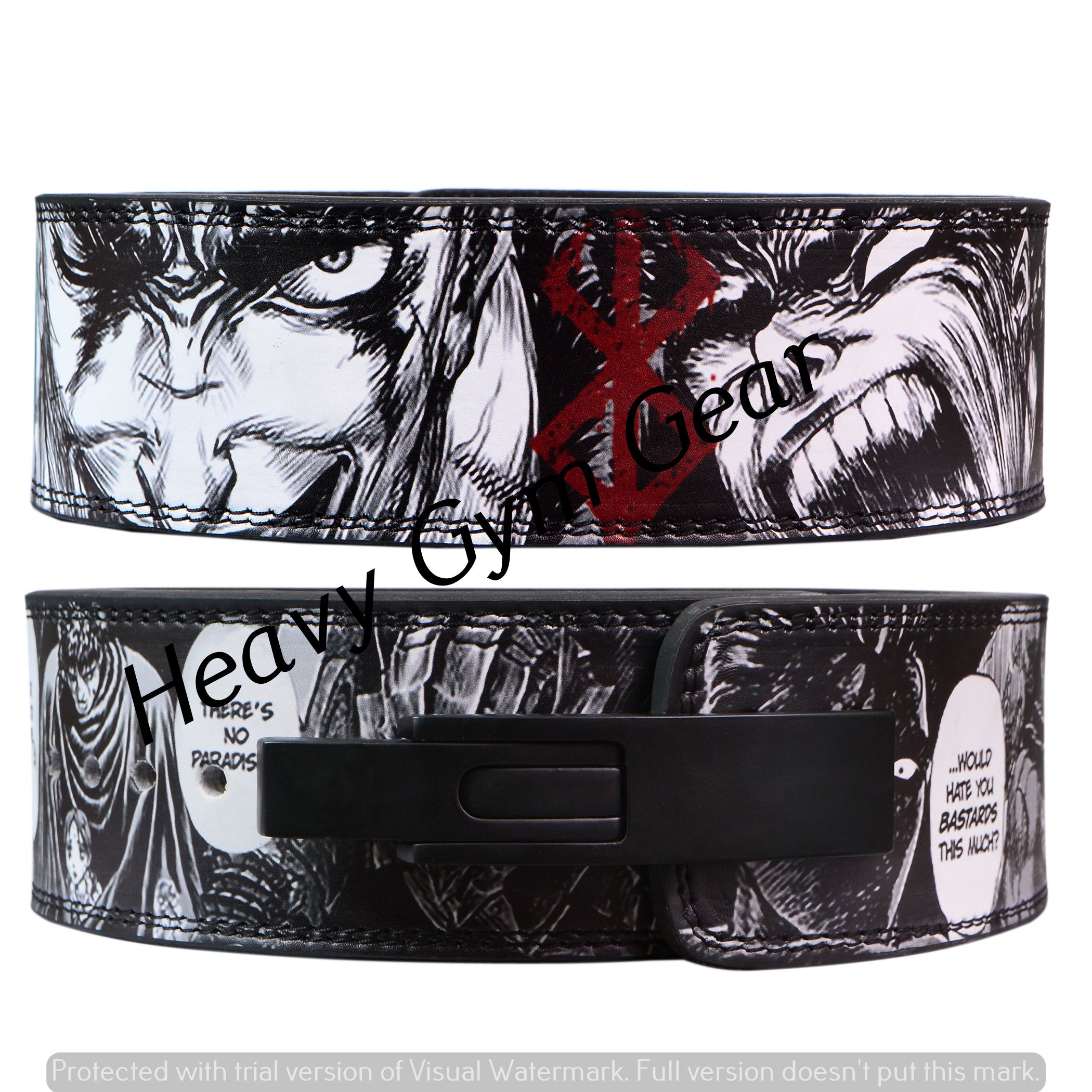 Buy Anime Weightlifting Lever Belt \ Powerlifting Belt \ Custom Design ...