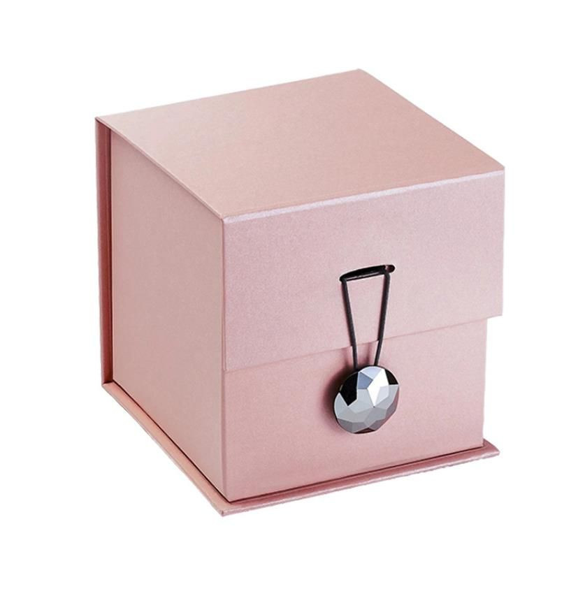 Buy Pink Foldable Square Packaging Box from Juxiang packaging printing ...