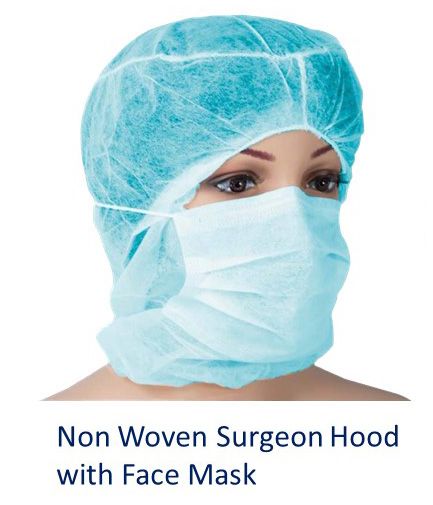 Buy Non Woven Nurse Surgical Hair Net Protective Head Cove from Hubei ...