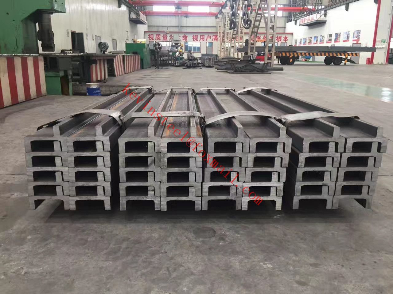 Buy China Forklift Mast Profiles Section Channels Mast Rail Handling ...
