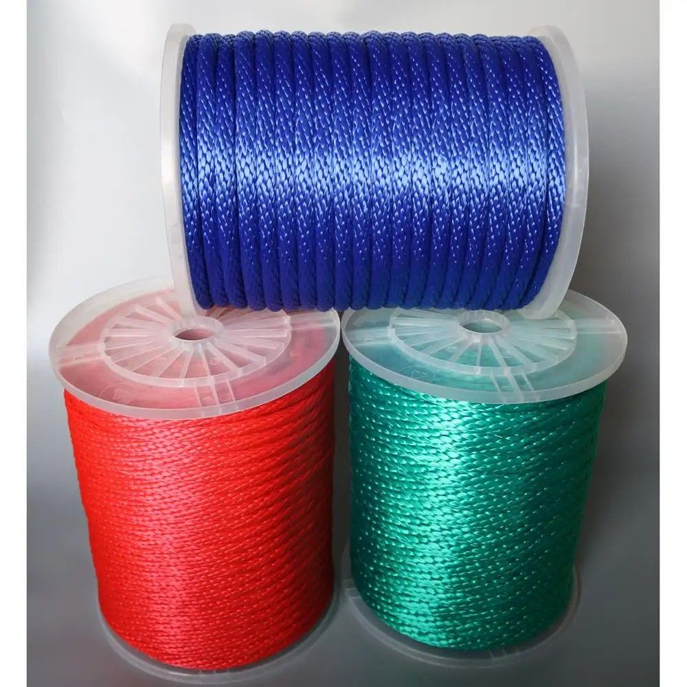 Buy Solid Braid Dacron Polyester Flag Pole Rope Braided Halyard Line ...