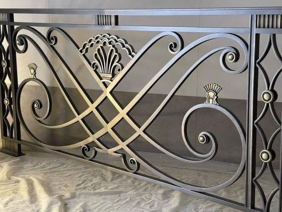 Buy Wrought Iron Guardrails from Weifang Yijin Metal Products Co., Ltd ...