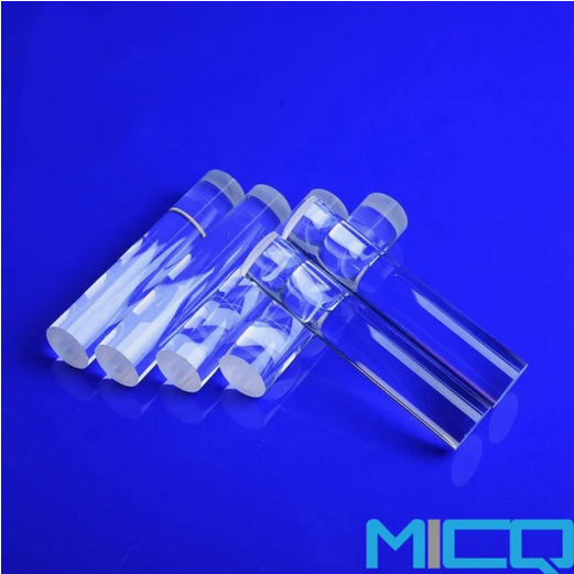Buy High Purity Silica Fused Clear Transparent Quartz Glass Rod With ...