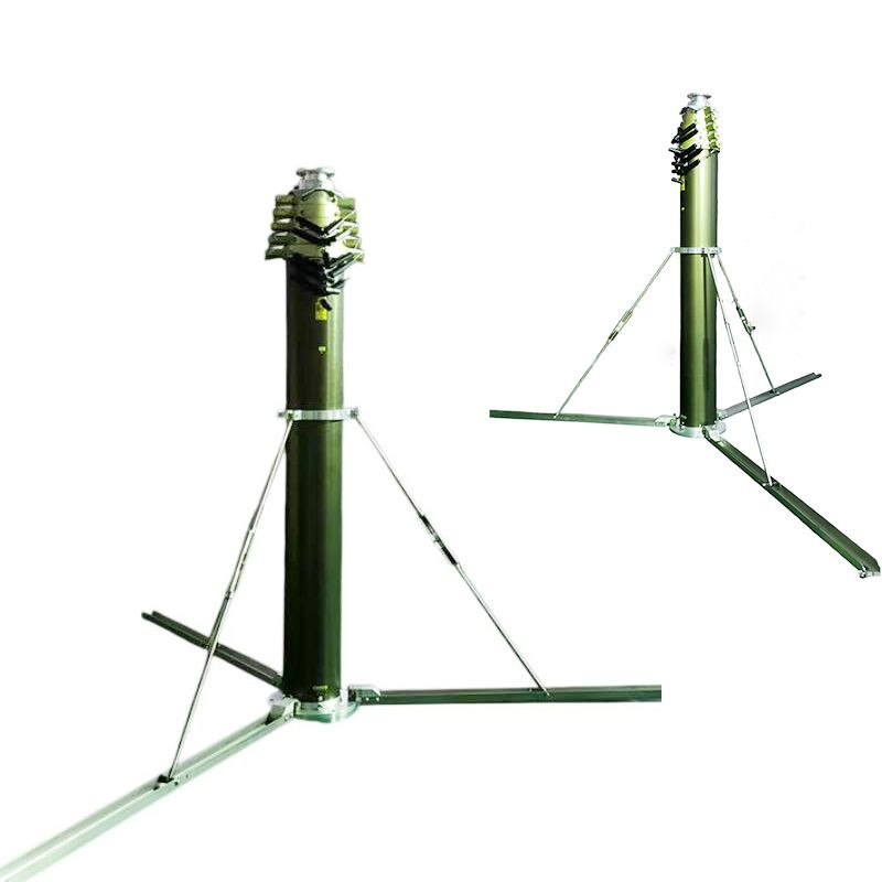 Buy 4m 5m 7m 8m 9m Heavy Duty Locking Pneumatic Air-operated Mast For ...