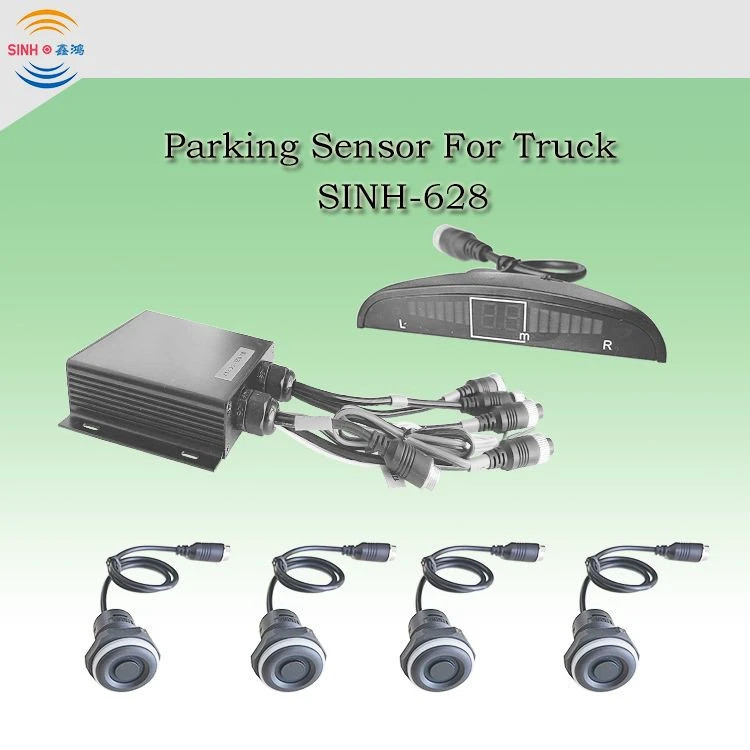 Buy Led Digital Parktronic Car Parking Sensor 4 Sensors Backup ...