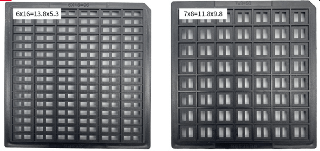 Buy Waffle Pack Bare Die Tray Optical Device Packaging from ESDGoods ...